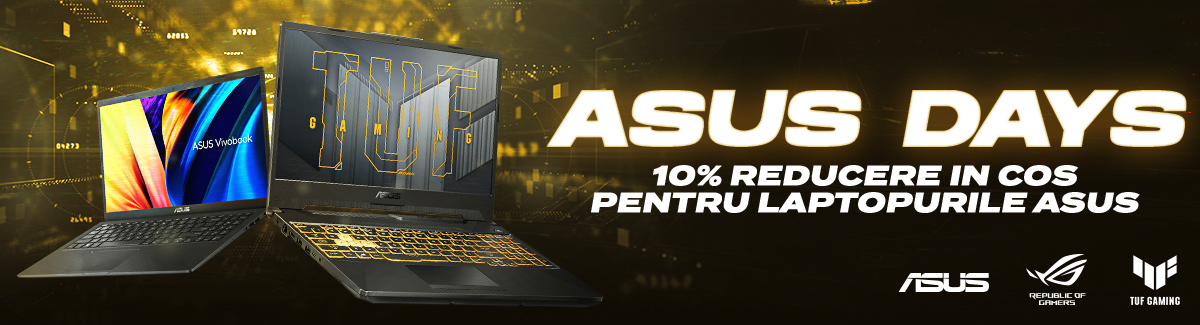 ASUS DAYS iti aduce super reduceri - PC Garage