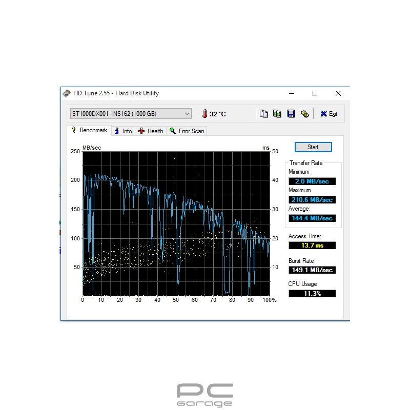 Hard disk Seagate Desktop SSHD 1TB 7200RPM 64MB SATA-III - PC Garage