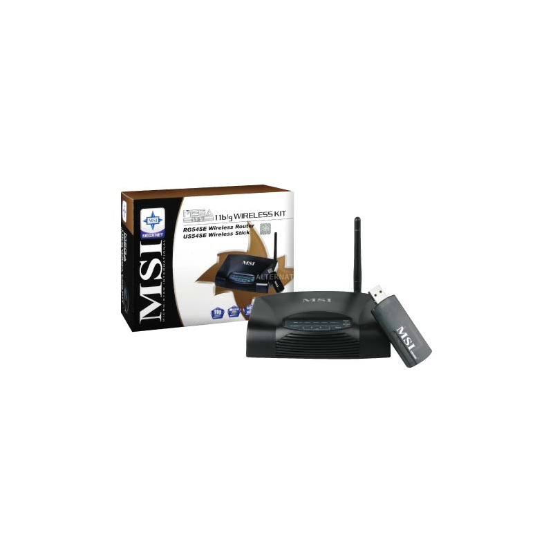 Router wireless MSI Wireless Kit Router + USB-Adapter - PC Garage