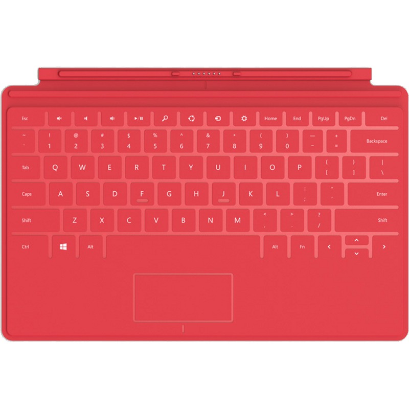 Microsoft Tastatura D5S-00003 Touch Cover Red pentru Surface - PC Garage