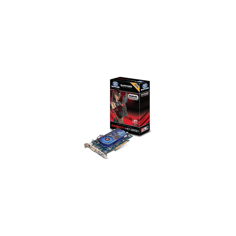 Placa video Sapphire ATI Radeon HD3650 512MB DDR2 128-bit AGP - PC Garage