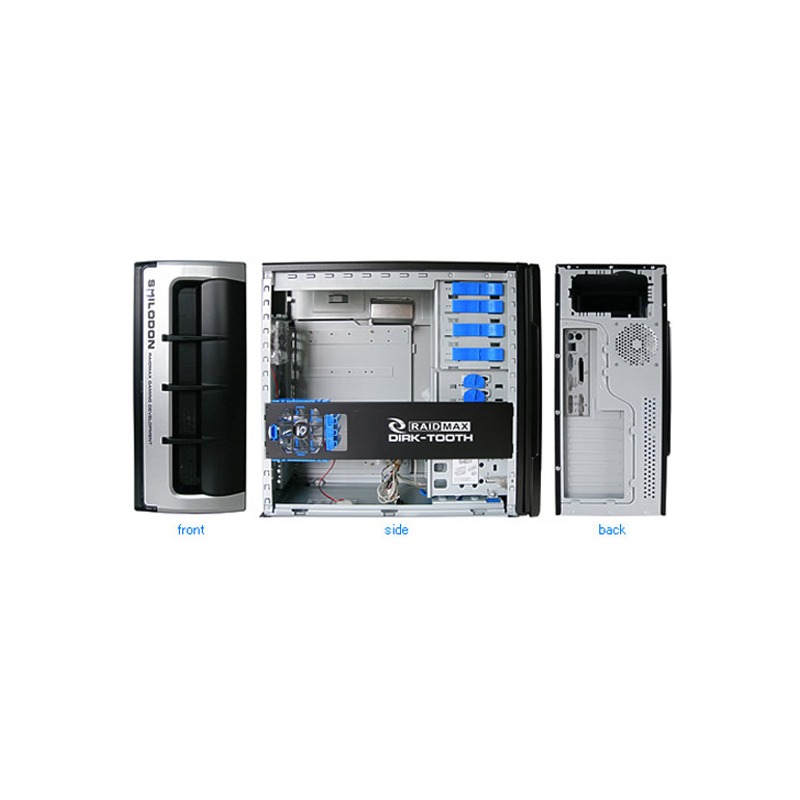 Carcasa RAIDMAX Smilodon Black - PC Garage