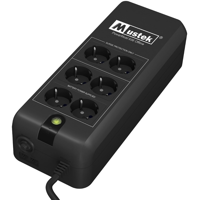 UPS Mustek PowerMust 636 600VA Offline - PC Garage