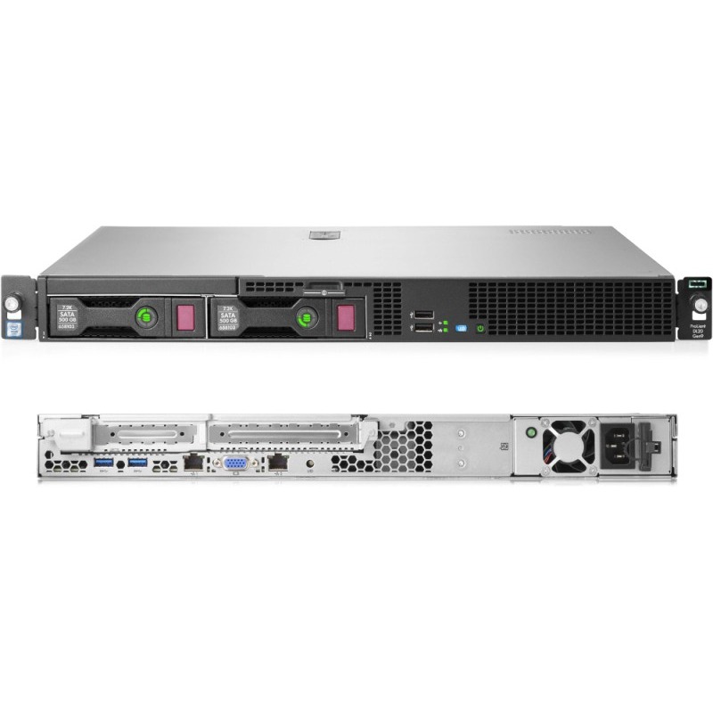 Server HP ProLiant DL20 Gen9 Rack 1U, Procesor Intel® Xeon® E3-1220 v5 ...