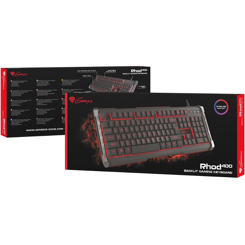 Tastatura Gaming Genesis RHOD 400 - PC Garage
