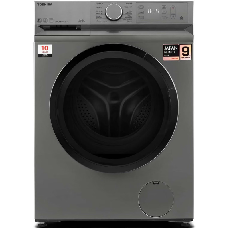 Masina de spalat rufe Toshiba TW-BL100A4SK, 9 kg, 1400 RPM, Clasa B, Ultra Fine Bubble, Steam ...