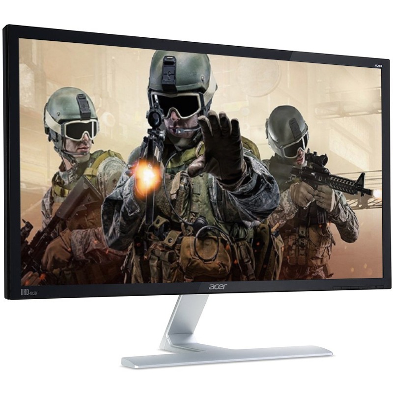 Monitor LED Acer Gaming RT280K 28 inch 4K 1 ms Black-Silver FreeSync ...