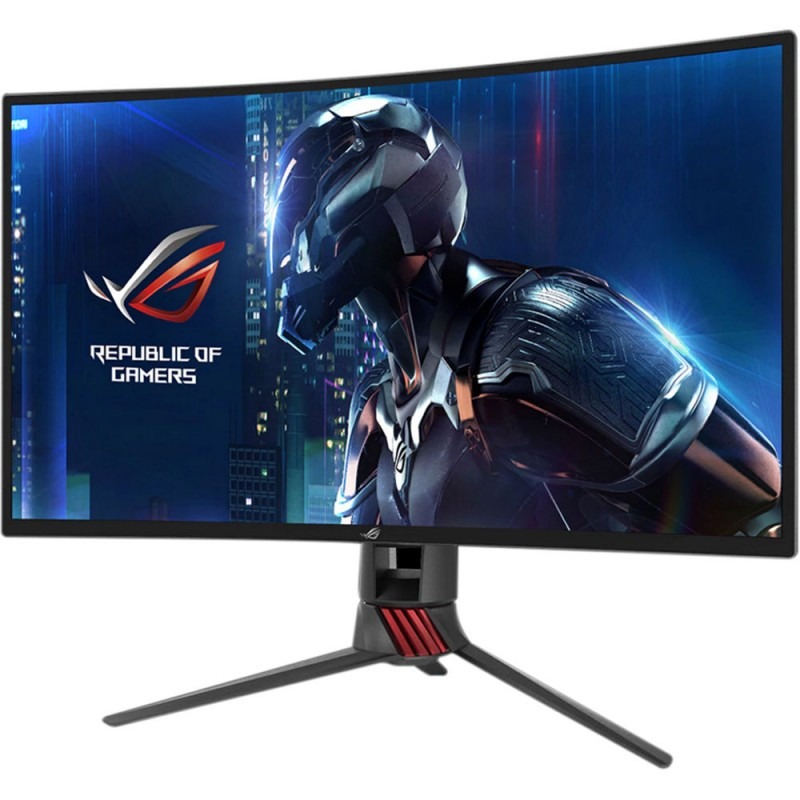Monitor LED ASUS Gaming ROG Strix XG27VQ Curbat 27 inch 4ms black-red ...