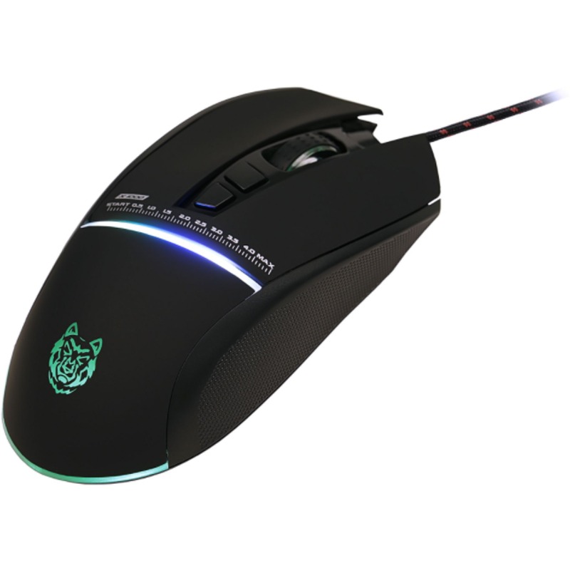 Mouse Gaming A+ Horus Black - PC Garage
