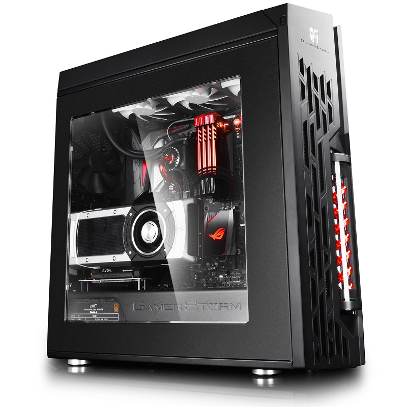 Carcasa Deepcool Gamer Storm Genome II Black-Red, cooler inclus - PC Garage