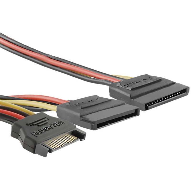 Cablu componente Qoltec SATA Male - 2x SATA Female, 0.2m - PC Garage