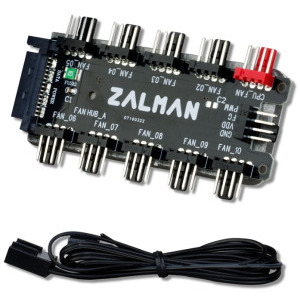 Fan controller Zalman ZM-PWM10 FH 10-port PWM - PC Garage