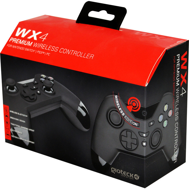 Controller Gioteck WX4 Wireless Black Nintendo Switch - PC Garage