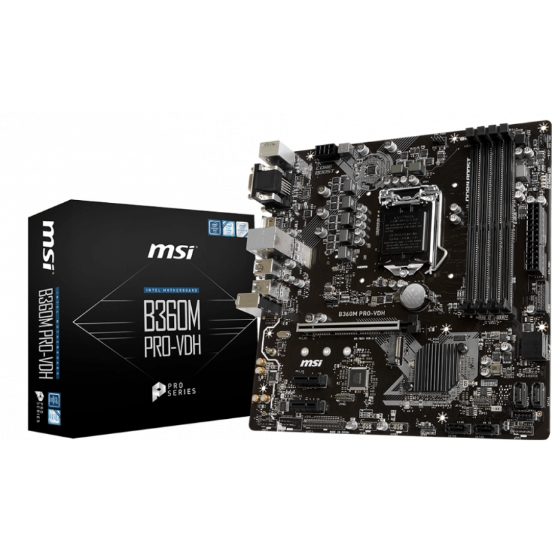 Placa de baza MSI B360M PRO-VDH - PC Garage