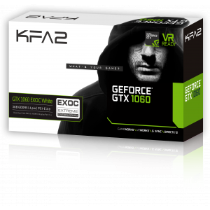 Placa video KFA2 GeForce GTX 1060 EX OC WHITE 3GB GDDR5 192-bit - PC Garage