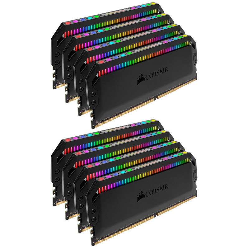 Memorie Corsair Dominator Platinum RGB 128GB DDR4 3200MHz CL16 Quad ...