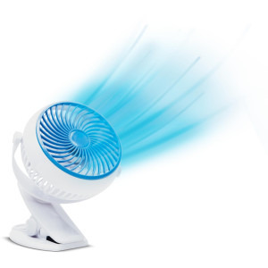 Ventilator Mediashop Go Fan, Portabil, 4 W, Alb - PC Garage