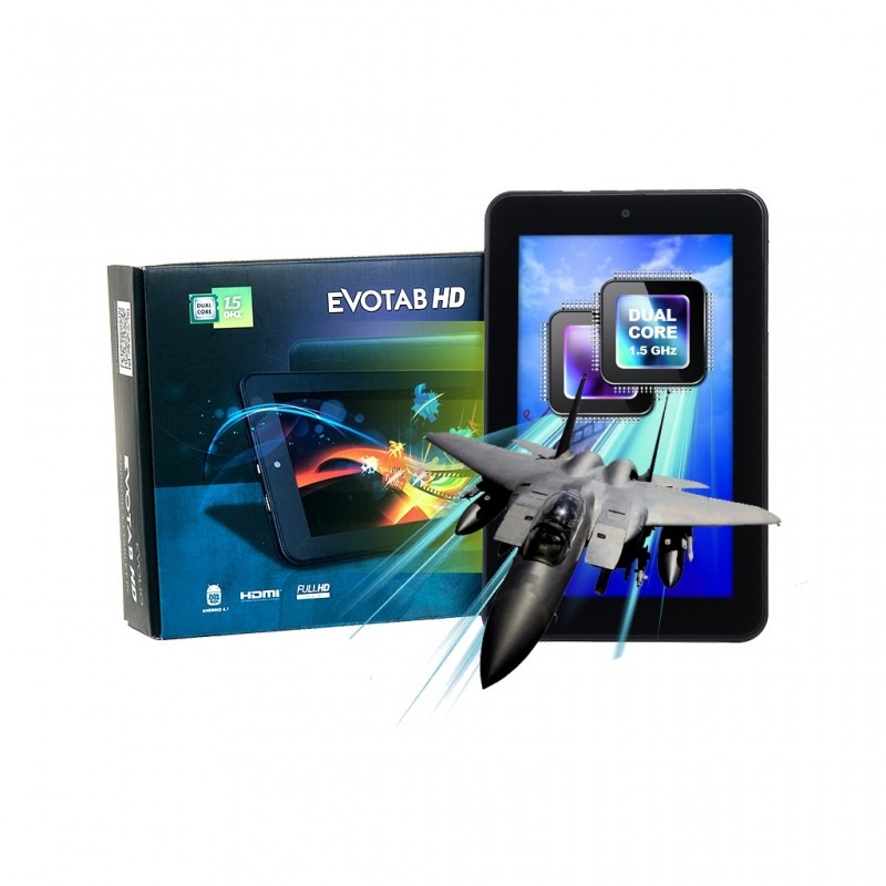 Tableta Evolio Evotab HD, 7 inch MultiTouch, Cortex A9 Dual Core 1.5GHz ...
