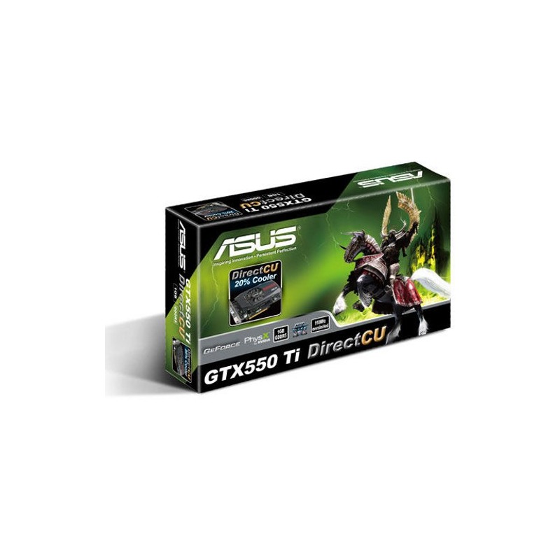 Placa video ASUS GeForce GTX 550 Ti DirectCU 1GB GDDR5 192-bit - PC Garage