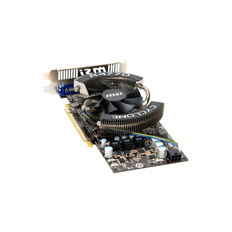 Placa video MSI Radeon HD4770 Cyclone 512MB GDDR5 128-bit HDMI - PC Garage