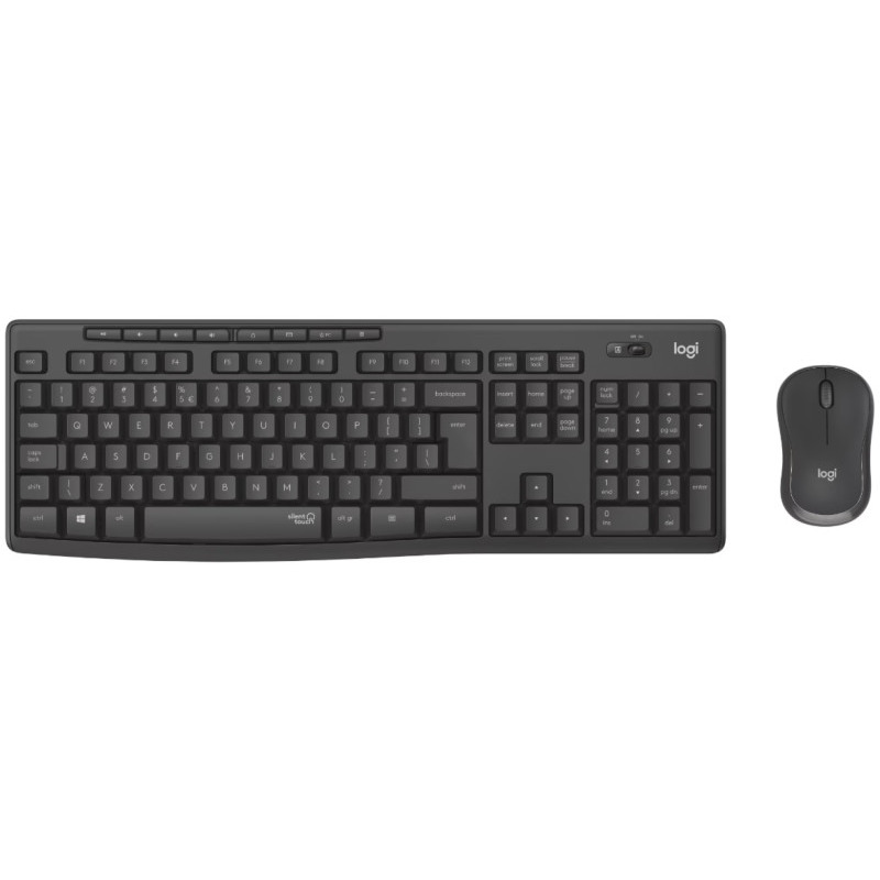Kit periferice Logitech MK295 Silent Wireless Combo Graphite - PC Garage