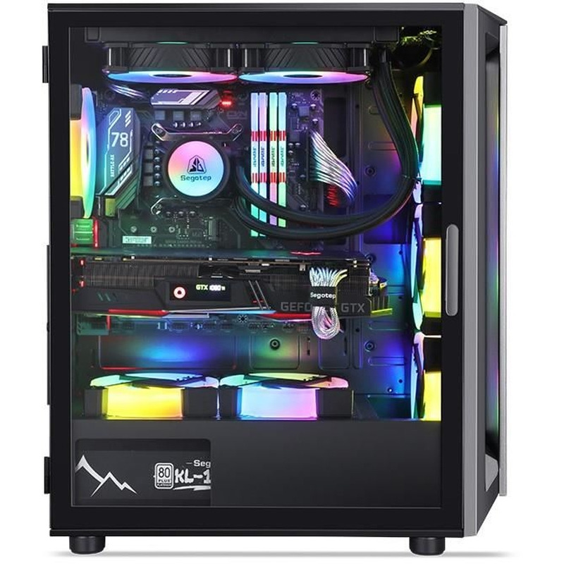 Carcasa Segotep Gank 5 Black - PC Garage
