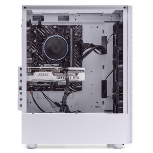PC Gaming ZMEU Legendar Alb Elite, AMD Ryzen 5 5600 3.5GHz, 16GB DDR4, 1TB SSD, RTX 3050 8GB ...