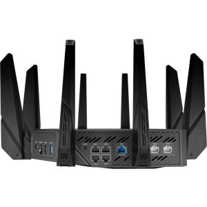 Router wireless ASUS 10Gigabit ROG Rapture GT-AXE16000 Quad-Band WiFi ...