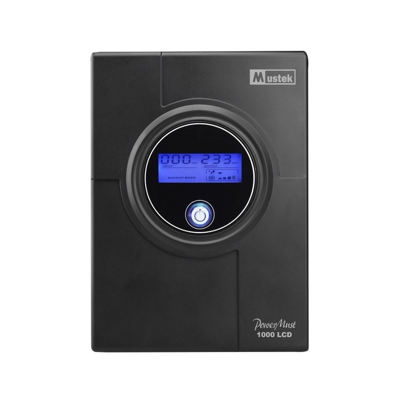 UPS Mustek PowerMust 1000 LCD 1000VA - PC Garage