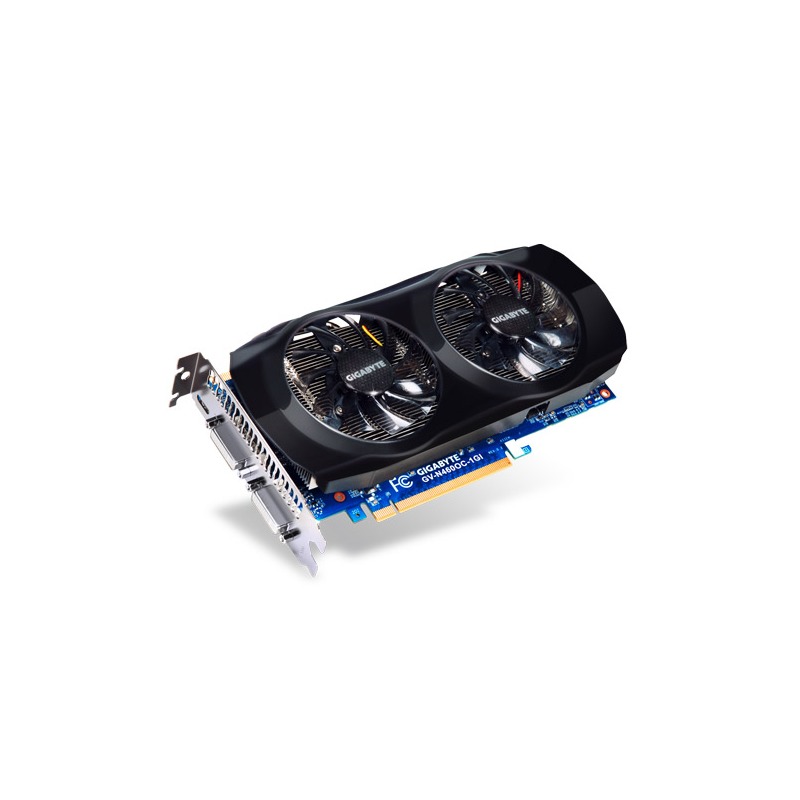 Placa video GIGABYTE GeForce GTX 460 v2 OC 1GB GDDR5 192-bit - PC Garage