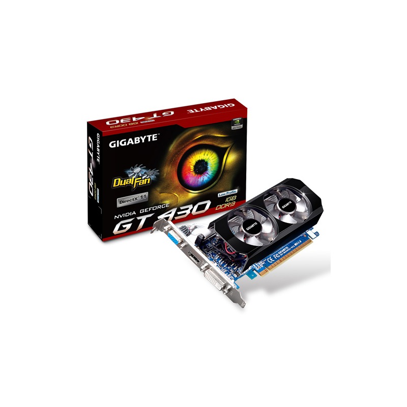 Placa video GIGABYTE GeForce GT430 OC 1GB DDR3 128-bit - PC Garage