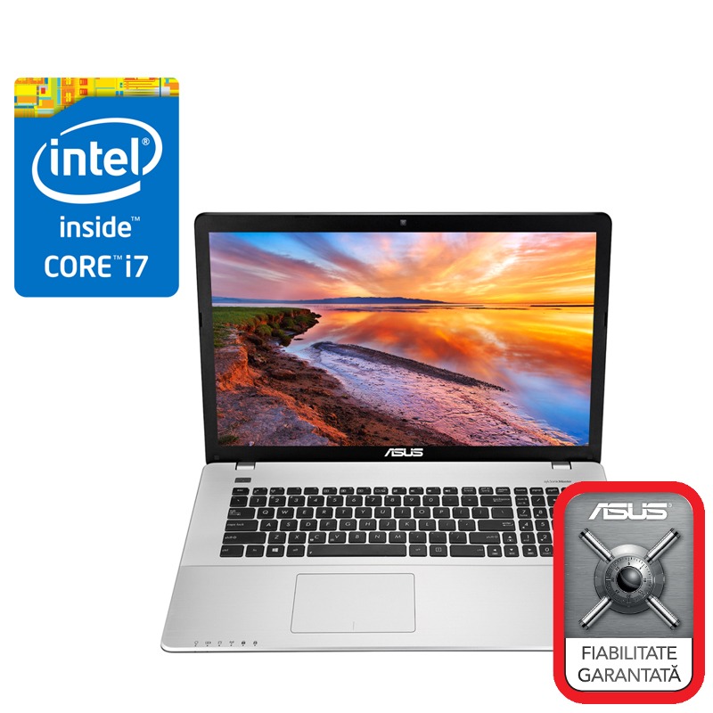 Laptop ASUS 17.3'' X750JB-TY002D, HD+, Procesor Intel® Core™ i7-4700HQ ...