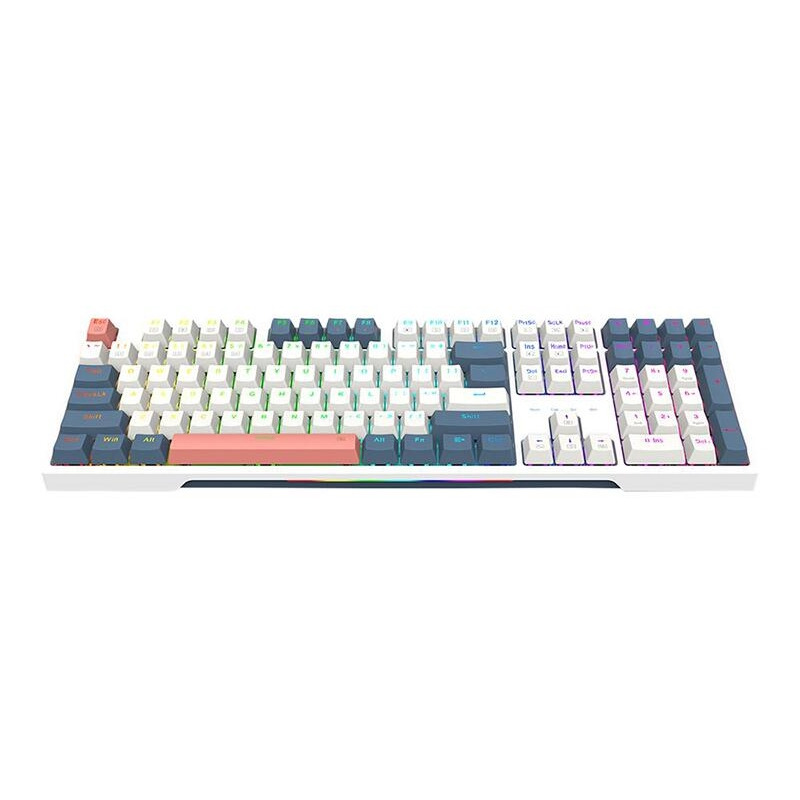 Tastatura Gaming Redragon Trundle RGB White Red Switch Mecanica - PC Garage