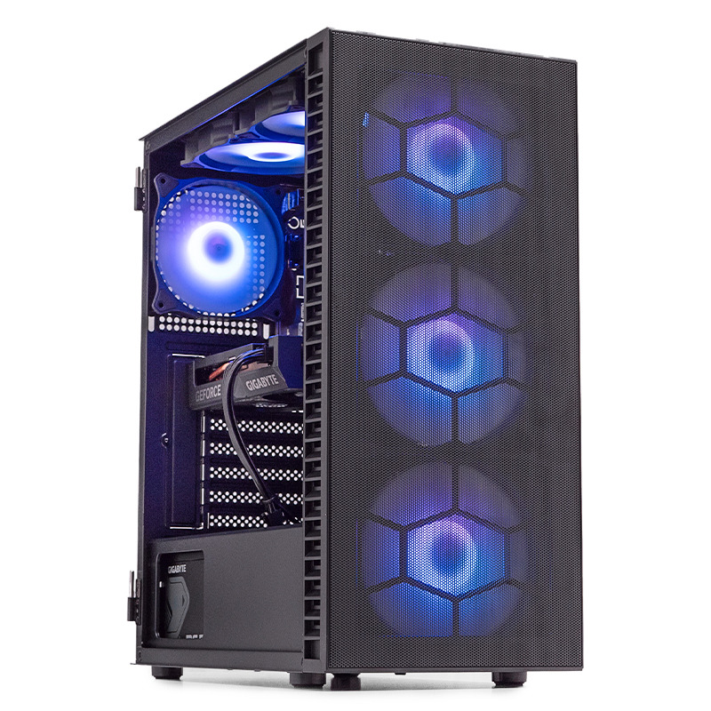 PC Gaming BALAUR Legendar powered by GIGABYTE, Intel i5-12400F 2.5GHz, 32GB DDR4, 1TB SSD, RTX ...