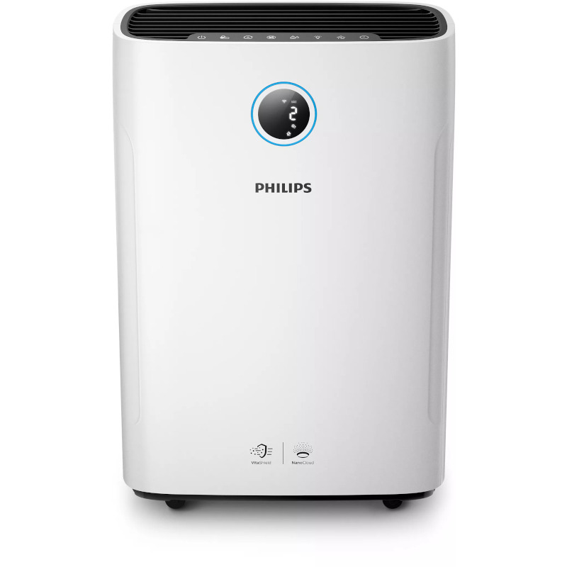 Philips Purificator de aer + umidificator AC2729/10, 4 trepte de viteza ...