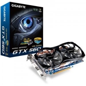 Placa video GIGABYTE GeForce GTX 560 OC 1GB GDDR5 256-bit - PC Garage