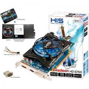 Placa video HIS Radeon HD6750 Fan 1GB GDDR5 128-bit - PC Garage