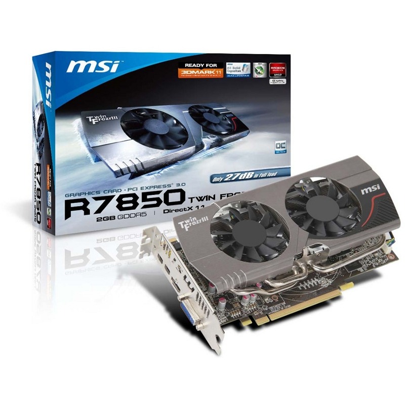 Placa video MSI Radeon HD7850 Twin Frozr III OC 2GB GDDR5 256-bit - PC ...