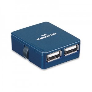 Hub USB Manhattan Micro blue - PC Garage