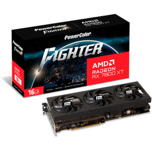 Placa video PowerColor Radeon RX 7800 XT Fighter 16GB GDDR6 256-bit ...