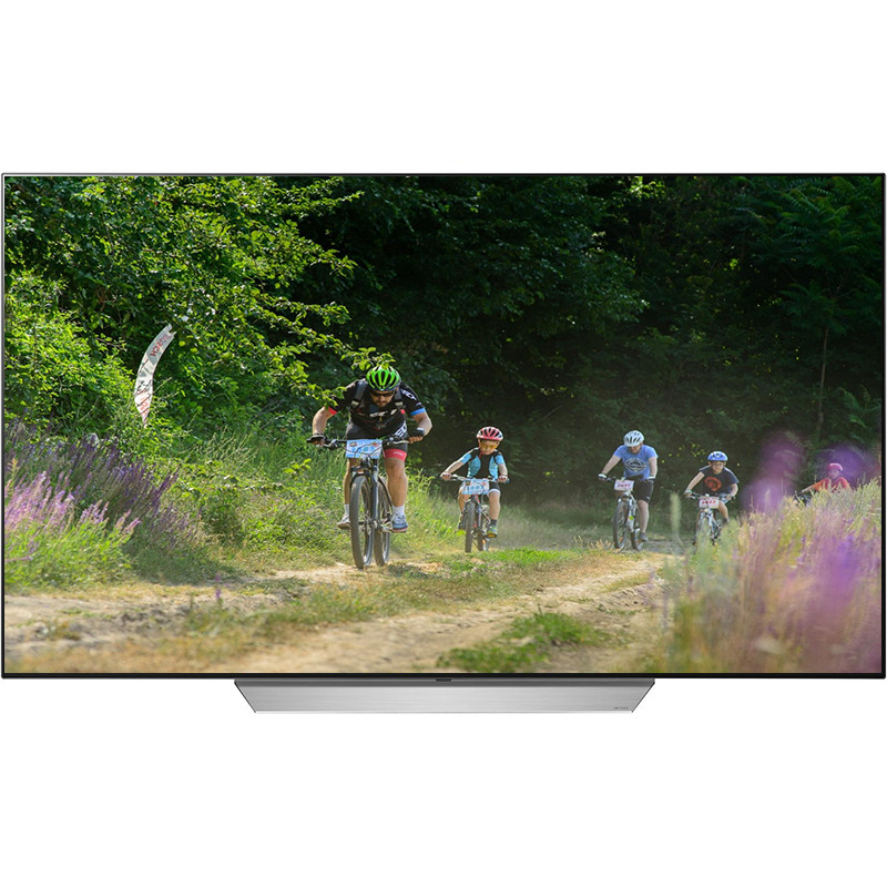 Televizor LED LG Smart TV OLED65C7V Seria C7V 164cm argintiu-negru 4K ...