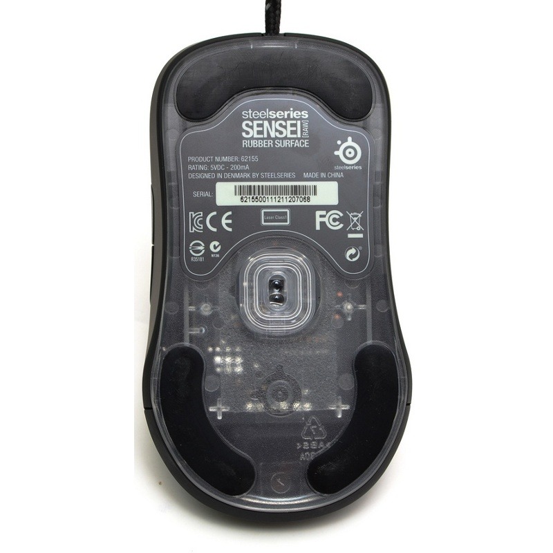 Mouse Gaming SteelSeries Sensei RAW Rubber - PC Garage