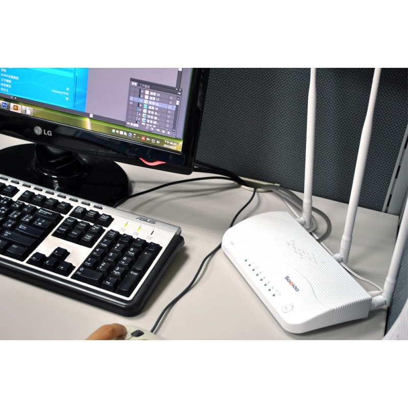 Router wireless Sapido Gigabit GR297N Super High Power Cloud - PC Garage