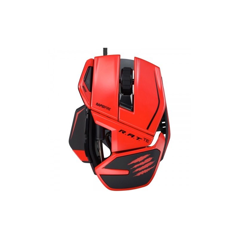 Mouse Gaming MAD CATZ R.A.T. TE Tournament Edition red - PC Garage