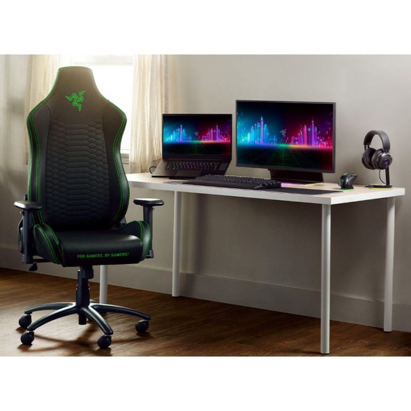 Scaun gaming Razer Iskur X XL Black/Green - PC Garage