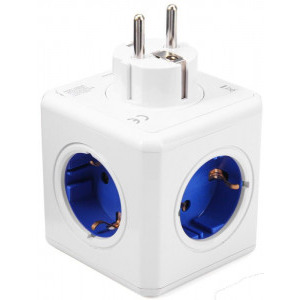 Priza/prelungitor Allocacoc PowerCube Original, 2x USB, 4x Schuko, Blue ...