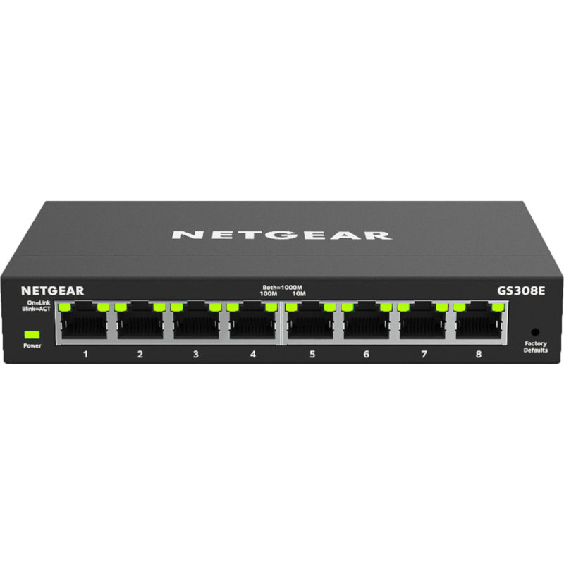 Switch NetGear Gigabit GS308E-100PES - PC Garage