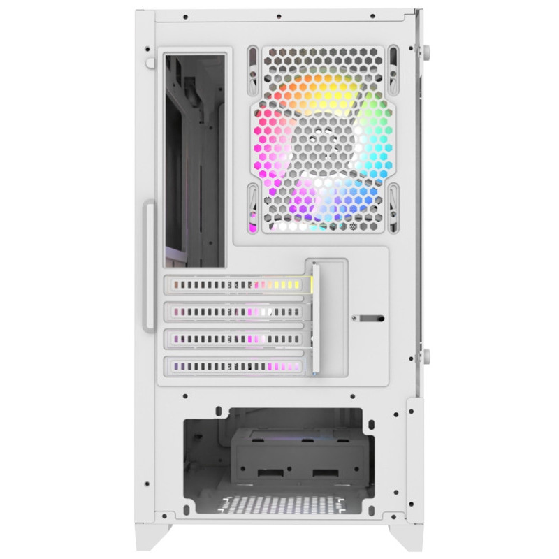 Carcasa ALPHAGEAR Monarch RGB white - PC Garage