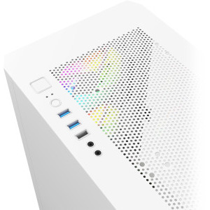 Carcasa Montech AIR 100 RGB white - PC Garage