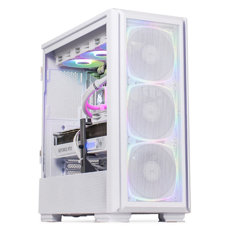 PC Gaming GREUCEANU Legendar Alb, AMD Ryzen 7 9800X3D 4.7GHz, 32GB DDR5 ...